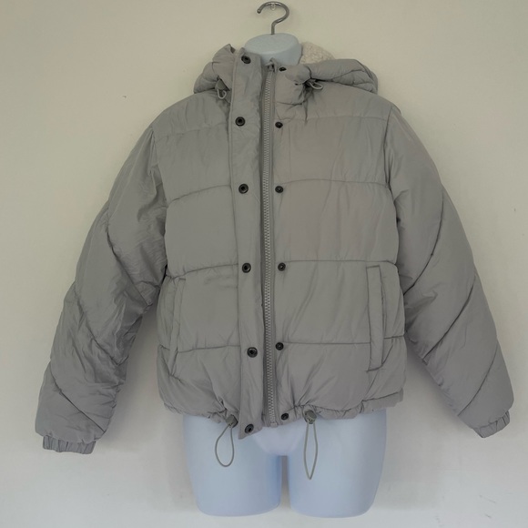 Arizona Love | Jackets & Coats | Gray Puffer Jacket | Poshmark
